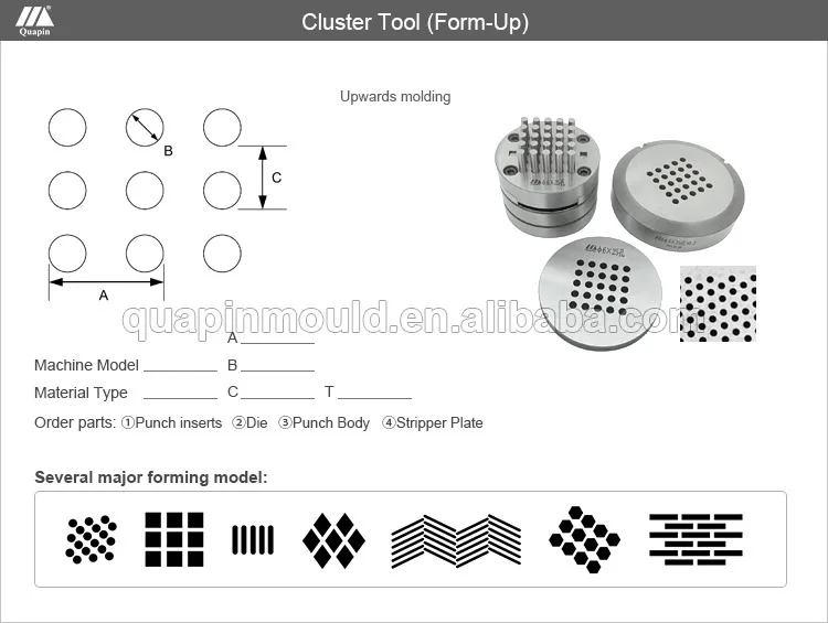 Forming Tools Cluster Tool Thick Turret Die Amada CNC Punching Mold