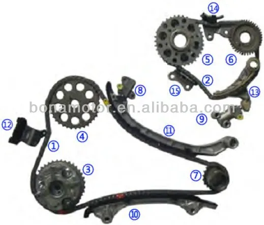 Timing Parts For Toyota Tacoma Truck 2tr-fe 2.7l 2005-2010 Timing Chain ...