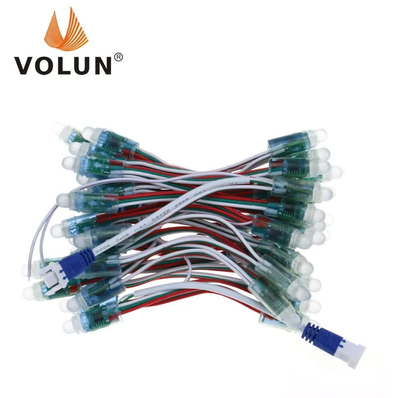 Outdoor Full Rgb Addressable 12mm Ws2811 Led Smart Pixel Node 12v 24v ...