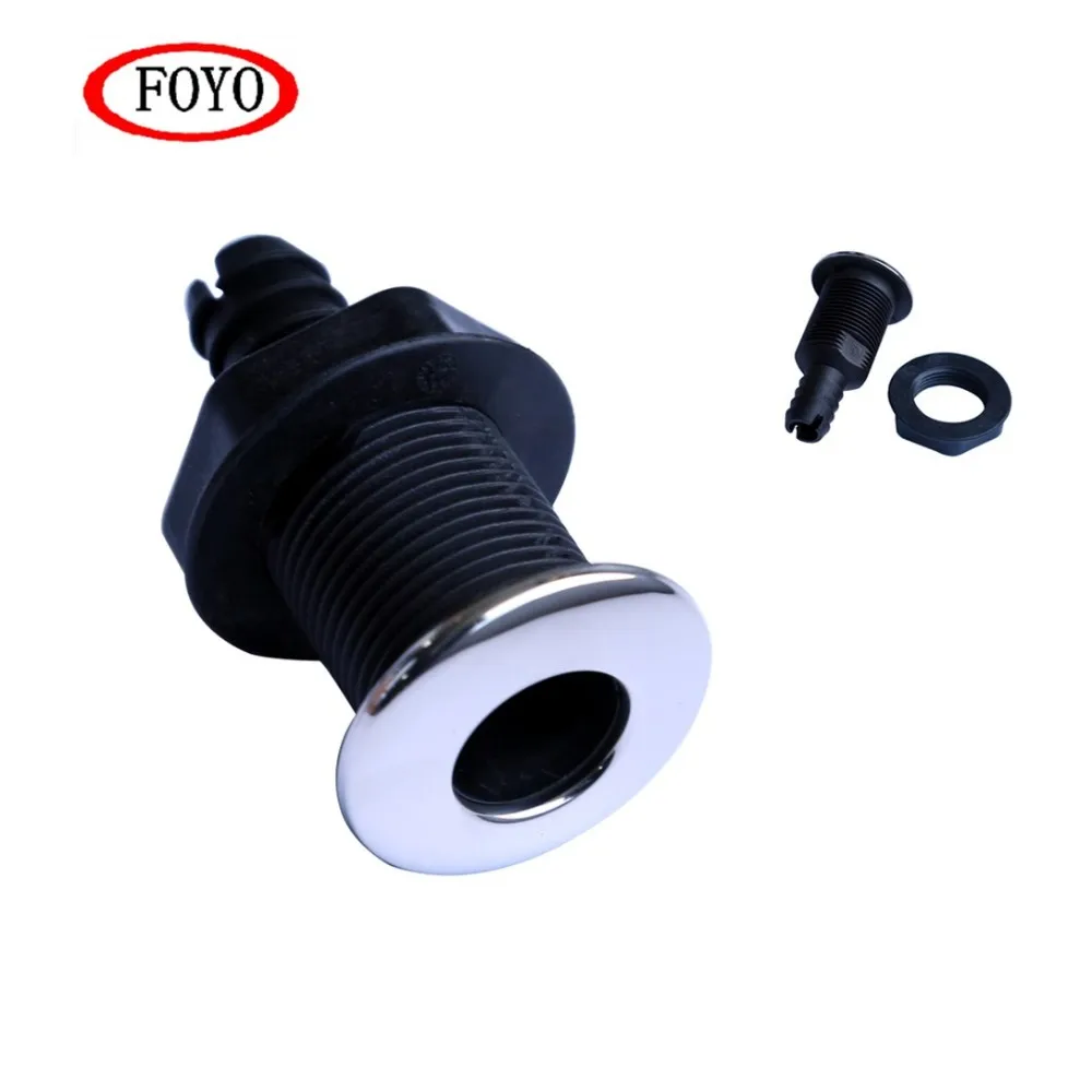 Marine Stainless Steel Trim Cover Straight Boat Thru Hull for Sale