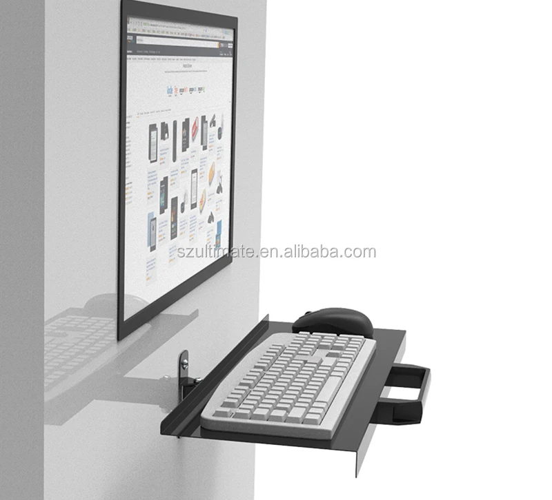 New Coming Keyboard Tray Wall Mount Foldable Keyboard Tray Holder Size ...