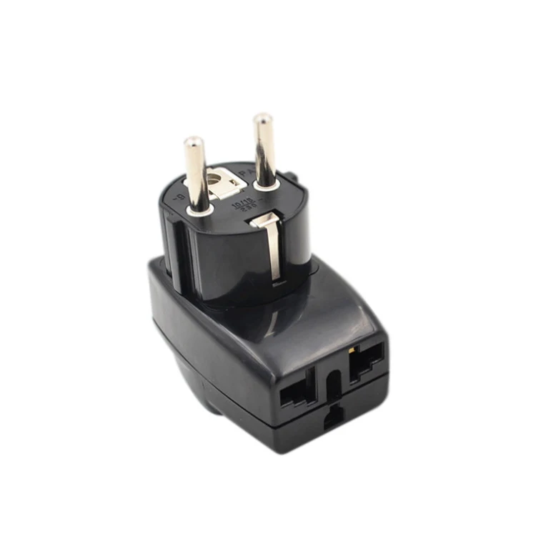 3 In 1 Travel Plug Adapter Germany,France,Poland,South Korea,Holland ...