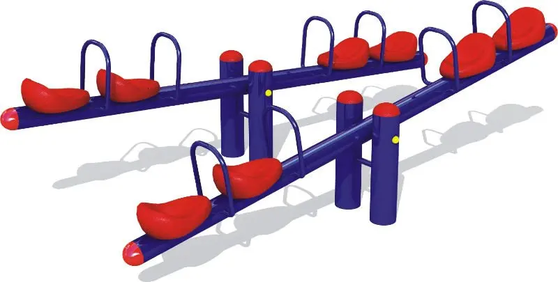 Outdoor Seesaw for Adults - Durable Plastic Spring Seesaw