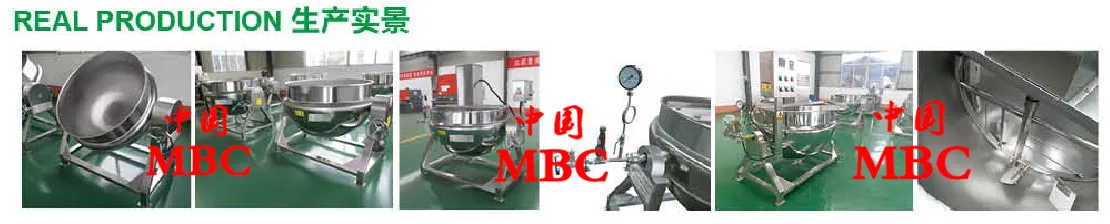 Steam Jacketed Kettle with Stirring for Food - MBC Cathy