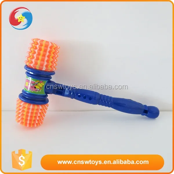 Cheap Custom Kids Funny Mini Toy Hammer with Whistle
