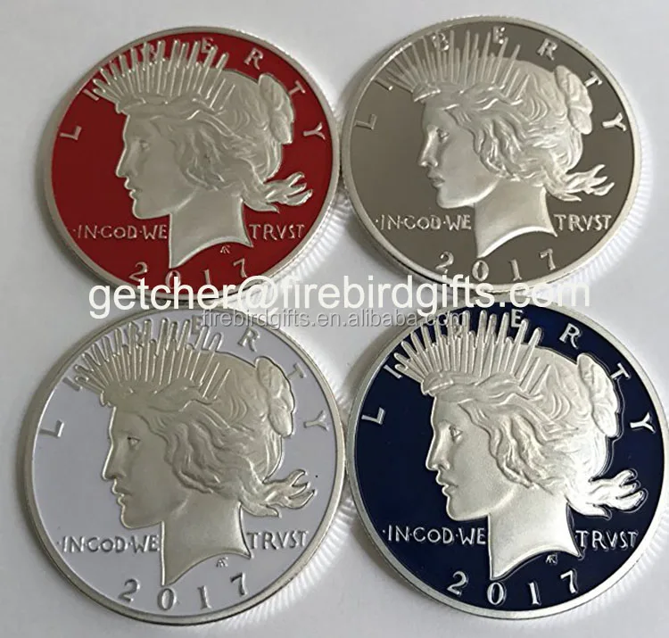 Usa 1922 Peace Dollar Design The Right To Bear Arms Gold And Sterling ...