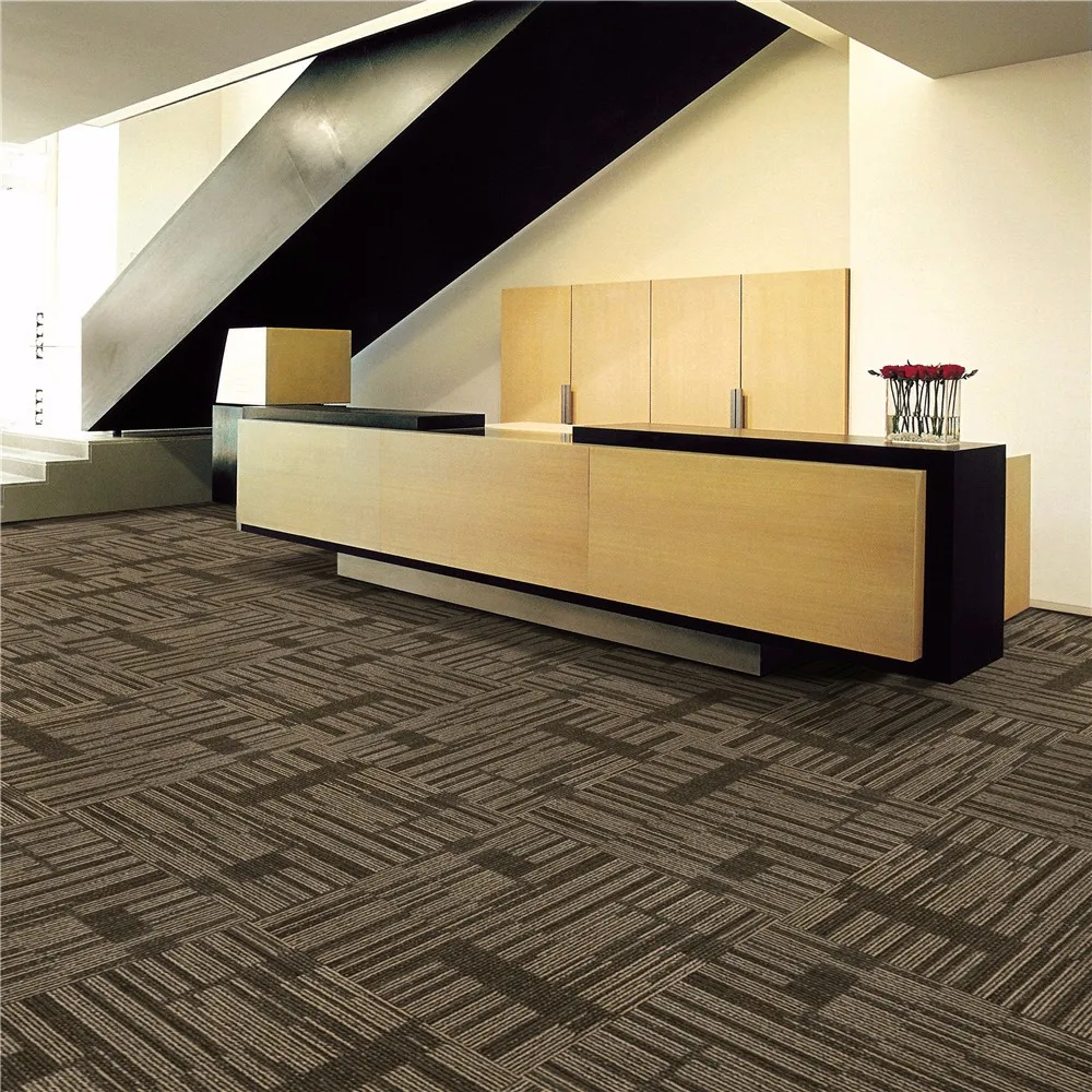 Pp Office Meeting Conference Room Modular Commercial Carpet Tilel Pvc ...