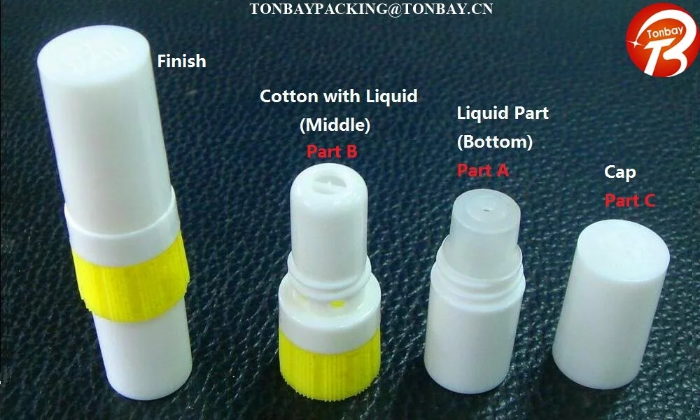 Blank 2 In 1 Nasal Inhaler Stick With Cotton Wick - Buy Blank 2 In 1 ...