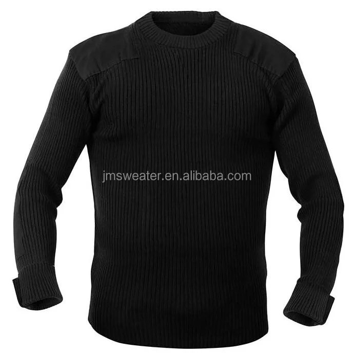 100% Wool Pullover V Neck Olive Green Police Uniform Army Sweater - Buy ...