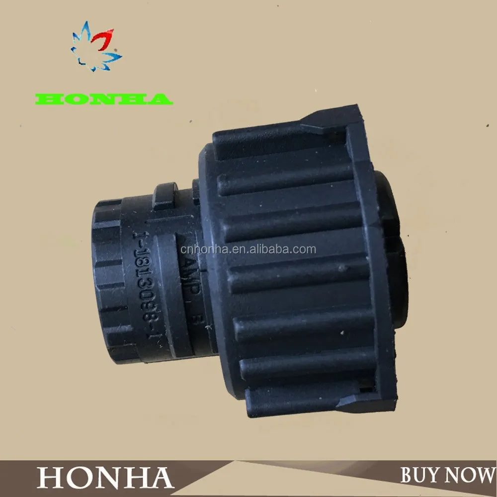 965570 1-1813098-1 Pa66 Black Tyco Te Amp Type Auto Electrical ...