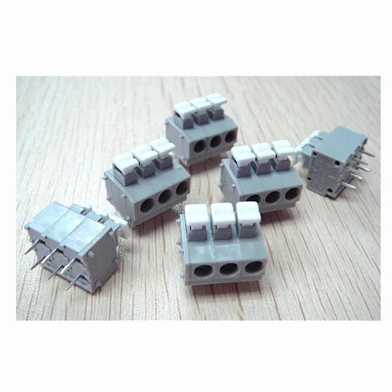 675 Series 4 Pin Screwless Push Button PCB Terminal With Pitch 5mm| Alibaba.com