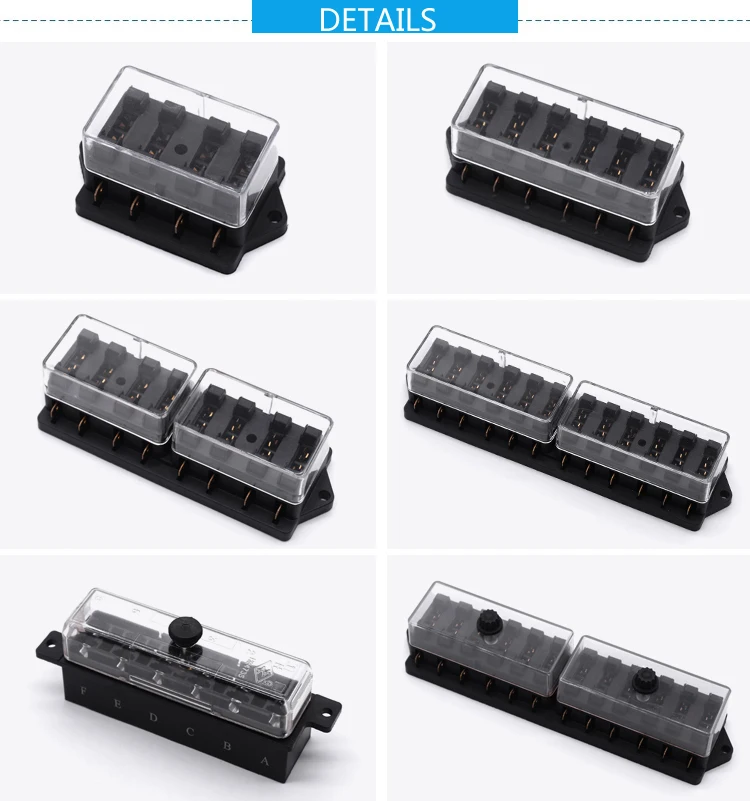 Auto Fuse Holder 12v 24v Automotive Relay Box - Buy Automotive Relay ...