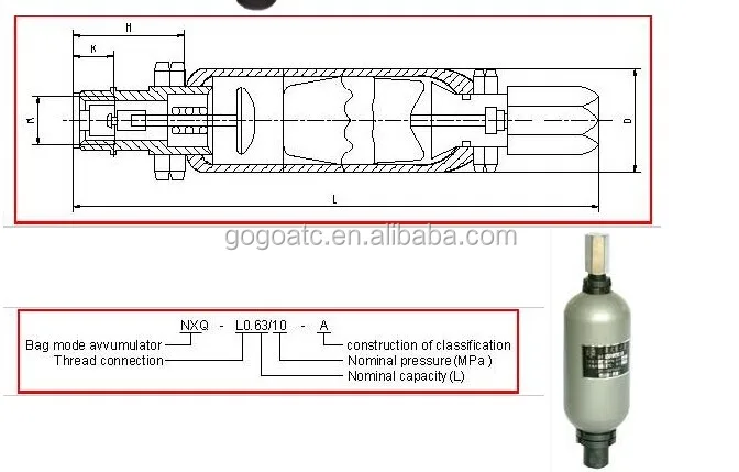 Hydraulic Nitrogen Bladder Accumulator - Buy Electric Accumulator,Solar ...