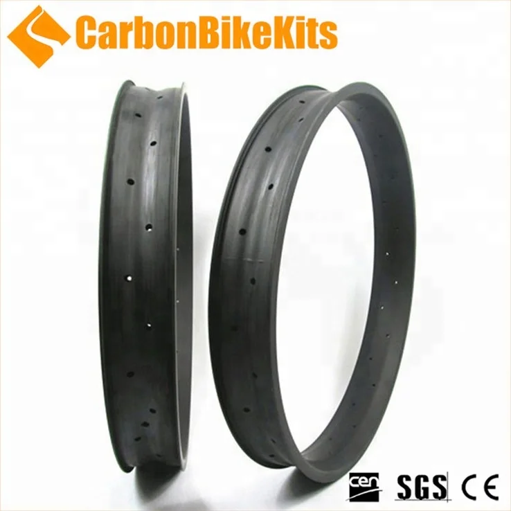 Carbonbikekits 100mm Full Carbon Fat Bike Rim Fat Bike Wheelset Snow ...