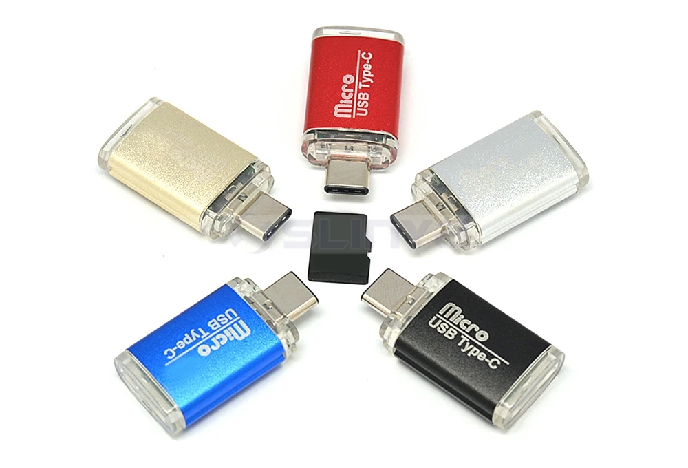 Micro Sim Usb 3.0 Type C Smart Card Reader Tf Card Reader - Buy Smart ...