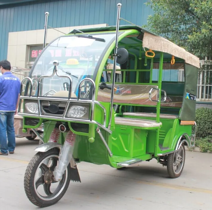 Hot Sale 60v 1000w E Rickshaw For Passenger With Rear View Camera (rvc ...