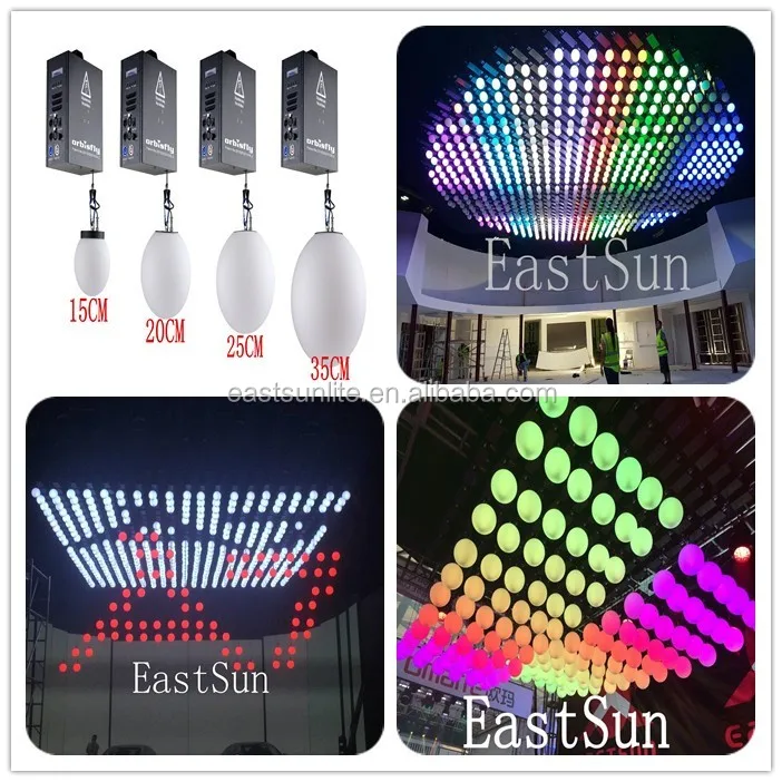 Eastsun Rgb Color Kinetic Ball Lift Sphere Led Stage Light For Night ...