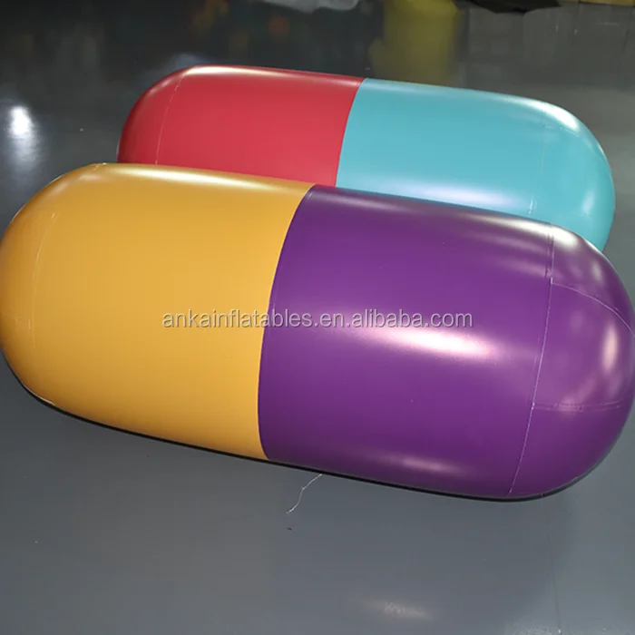Custom Pill Shape Stress Toys/ Inflatable Pill Balloon Float Air Sealed ...