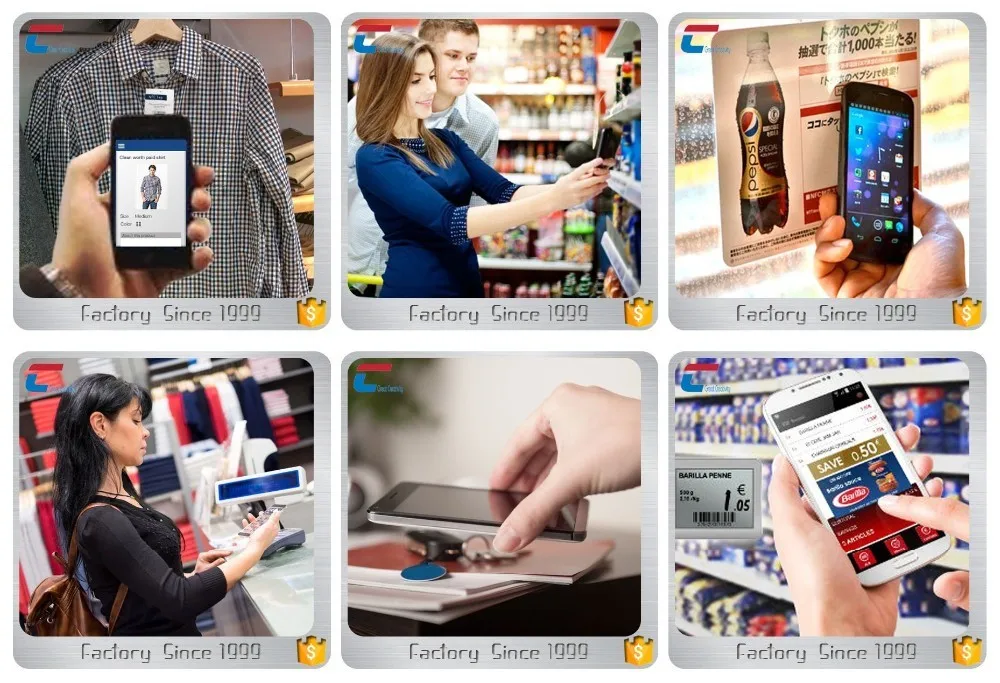 Micro RFID Tiny NFC Sticker - Mini Round 8mm, 9mm Tag