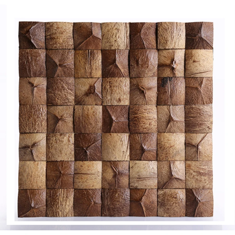 Wholesale Coconut Shell Mosaic Wall Panels - Stylish & Durable