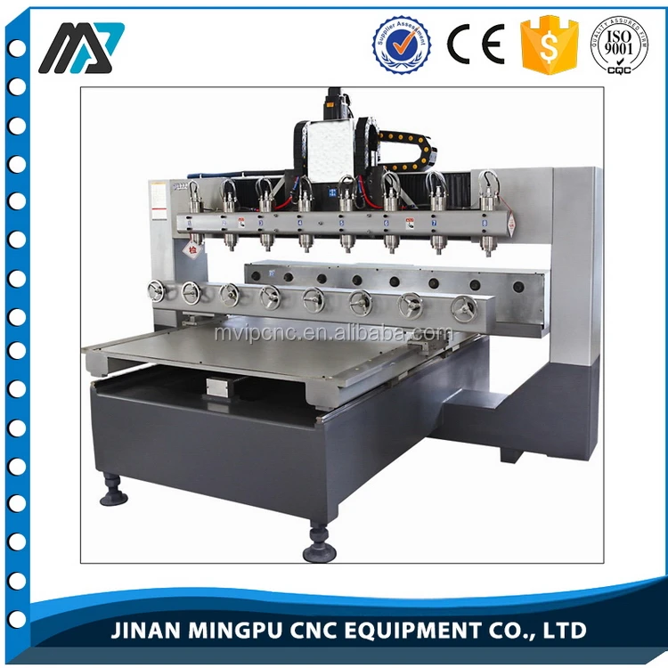 8 Spindle 4th Axis Rotary Table Router Multi Head 4 Axis Cnc Machine - Buy 4 Axis Cnc Router,4th ...