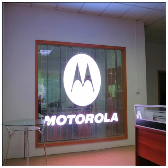 Outdoor P3.9-7.8/P10.42 Transparent LED Display for Glass Wall