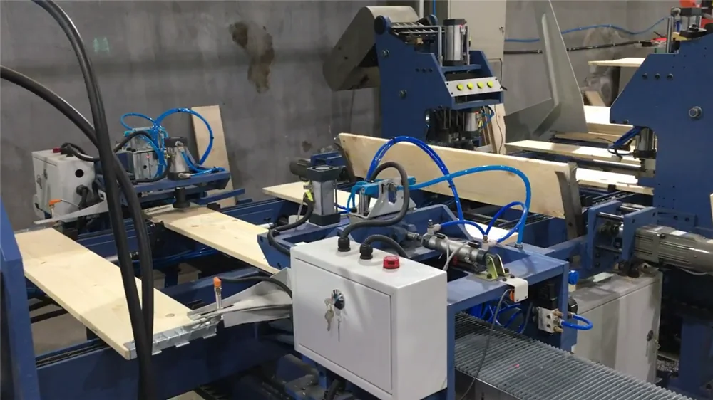 Automatic Wood Pallet Collar Making Machine - Buy Pallet Collar Making ...