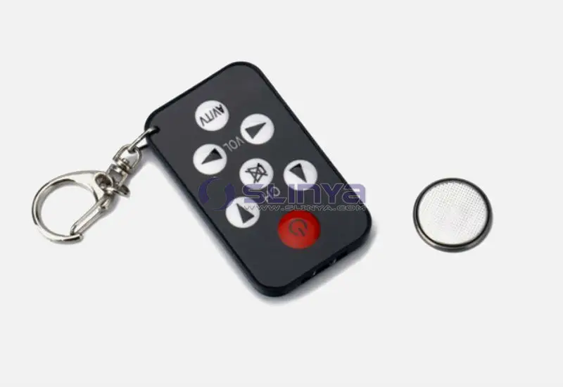 Universal Mini TV Remote Controller with Keychain - 13.4g