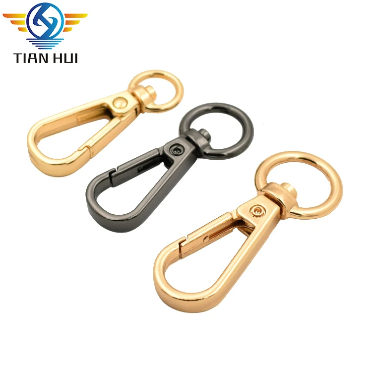 Hot Sale Snap Hook With O Ring Metal Spring Swivel Eye Snaps For Purse ...