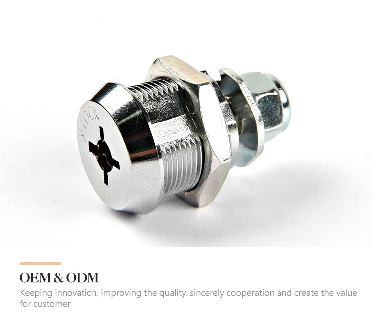 Most Secure Furniture Assembly Push Button Cam Locks Cabinet Zinc Alloy ...