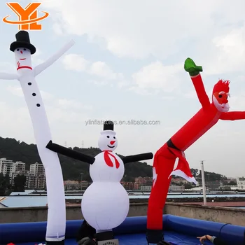 Christmas Inflatable Air Sky Dancer,Outdoor Santa Sky Dancing Man,Xmas ...