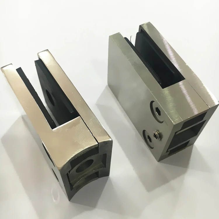 Stainless Steel Mirror Or Satin Rectangle Type Glass Clamps For Stairs ...