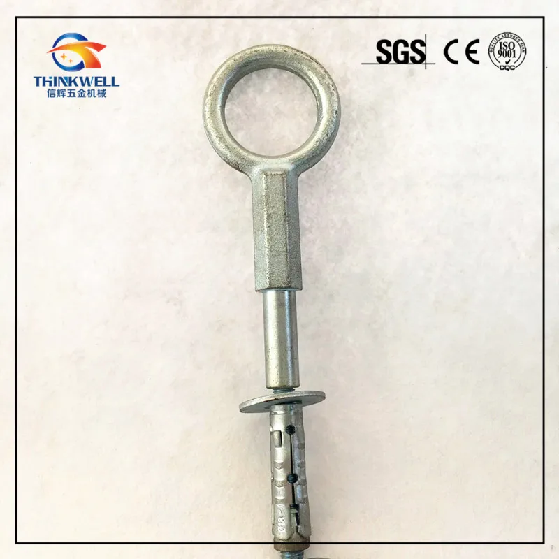 Factory Price Zinc Plated Forged Steel Eye Screw Scaffold Anchoring ...