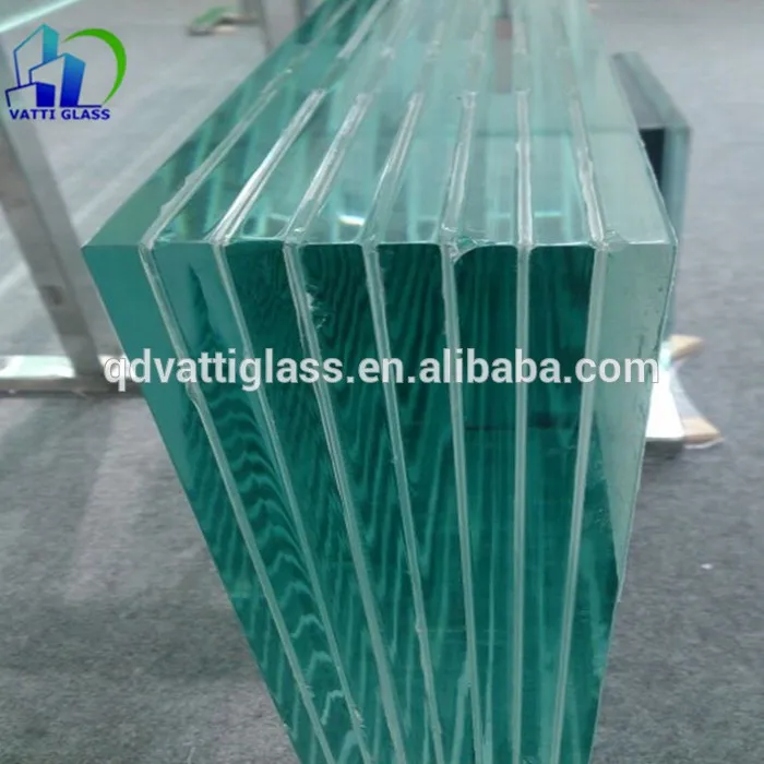 Europe Light Grey Laminated Glass 8mm Opaque Terrace Glass Laminated ...