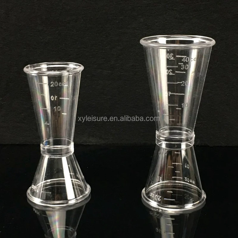 40ml Plastic Cocktail Jigger - Sustainable & Precise
