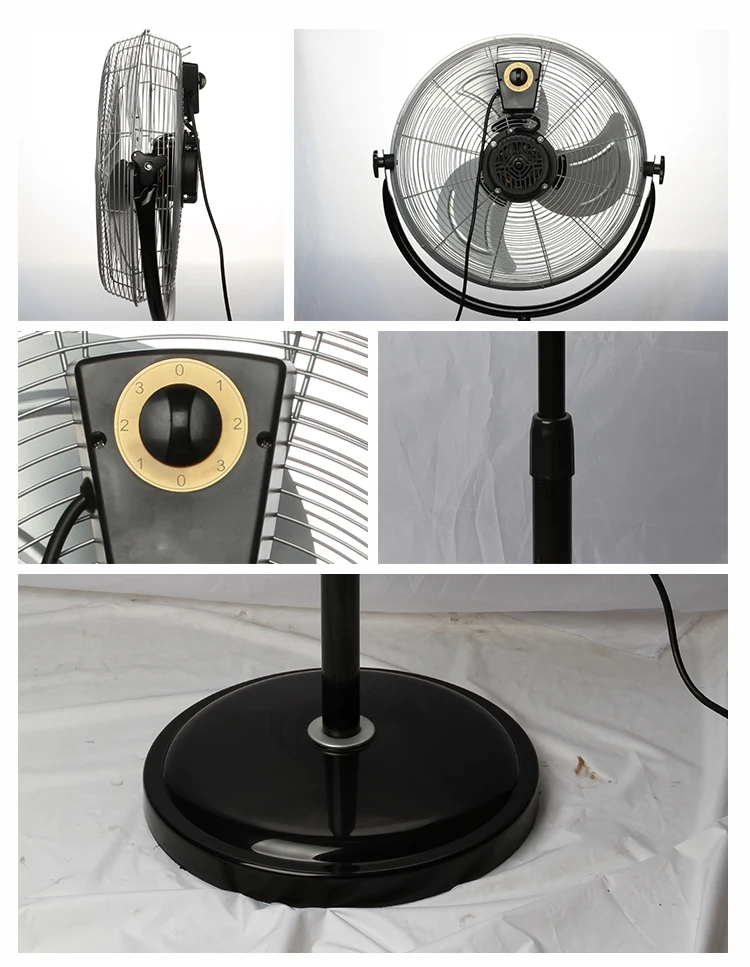 High Quality 16 Inch Height Adjustable Pedestal Electric Fan - Buy ...