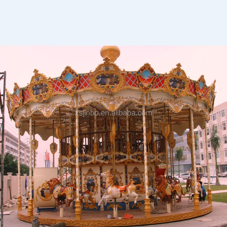 Amusement Park Musical Classic Kids Merry Go Round Rides Equipment ...