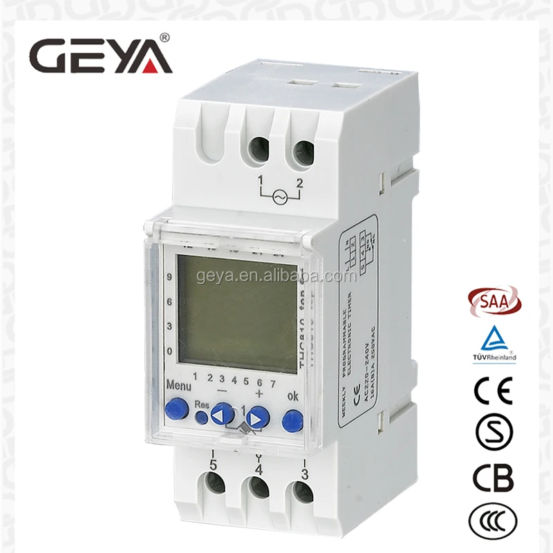 GEYA Factory Price THC810 220V Programmable Daily Weekly Analogue Timer ...