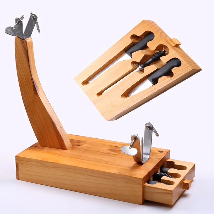 Natural Wood Hame Frame Ham Holder Ham Stand For Sale - Buy Ham Stand ...