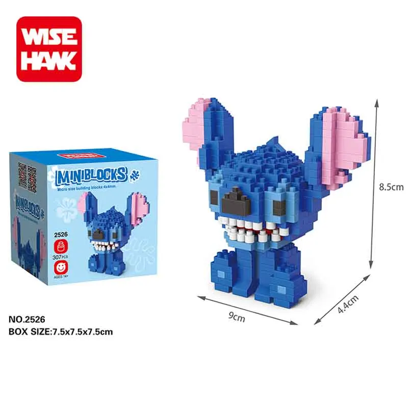 Colorful Cartoon Stitch Building Blocks Toy for Kids 5-7 Years