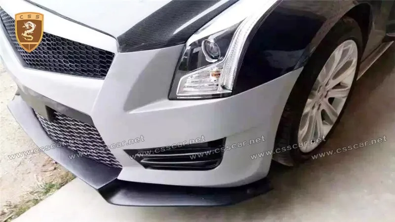 Atsv Style Cf&frp Body Kit Front Bumper Fit For Cadillac Ats - Buy Body ...