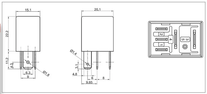 Hfv6-p/012hs-3 12vdc 30a 4pin Power Relay And Automotive Relays - Buy ...
