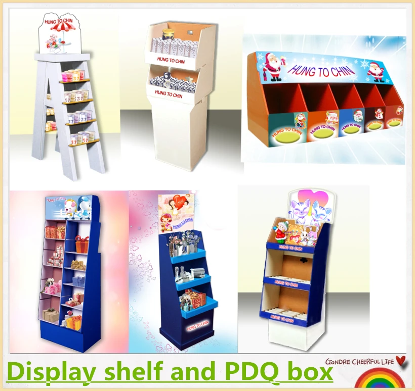 Factory Supplier Paper Counter Display,Promotion 4 Color Printing ...