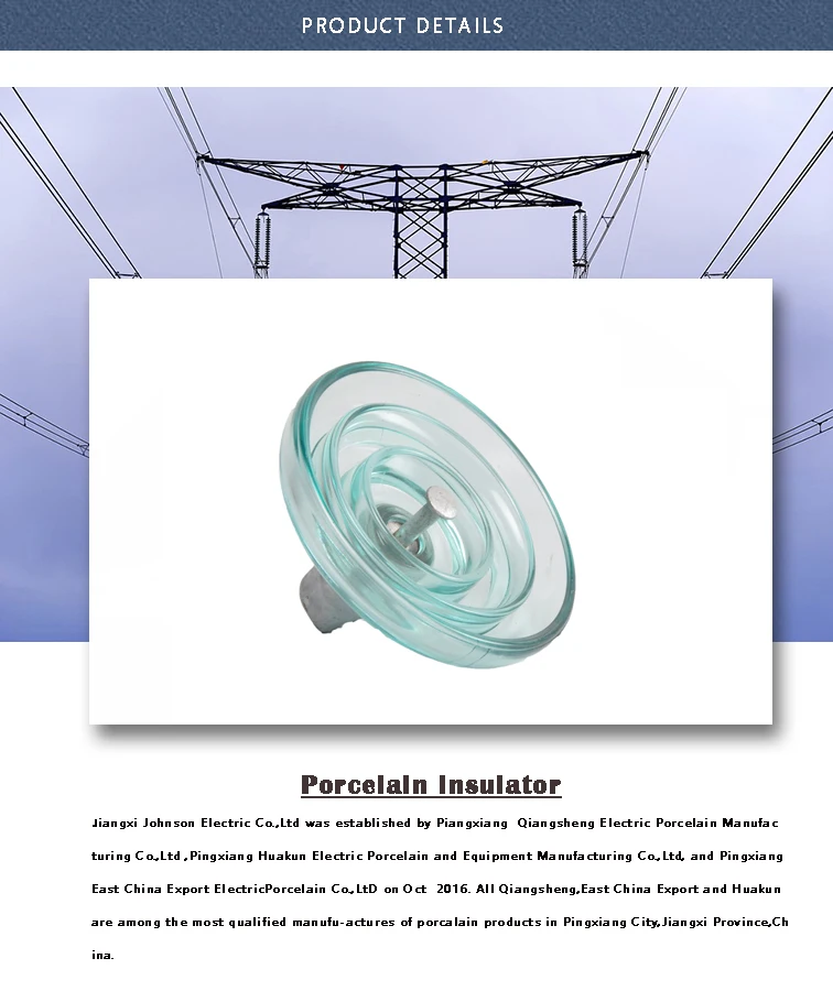 IEC U120B High Voltage Glass Insulators - Reliable Protection