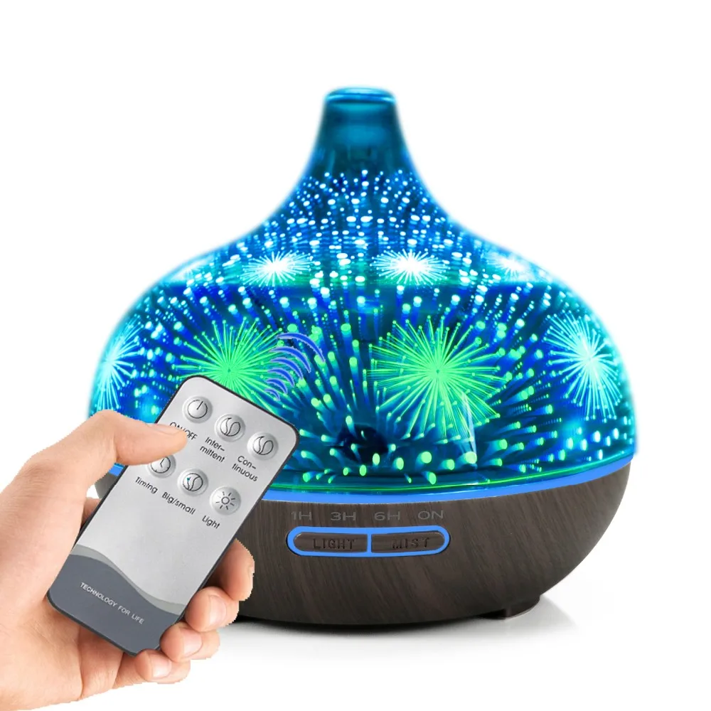 Aromatherapy Machine Essential Oil Diffuser Led Humidifier Mute Remote ...