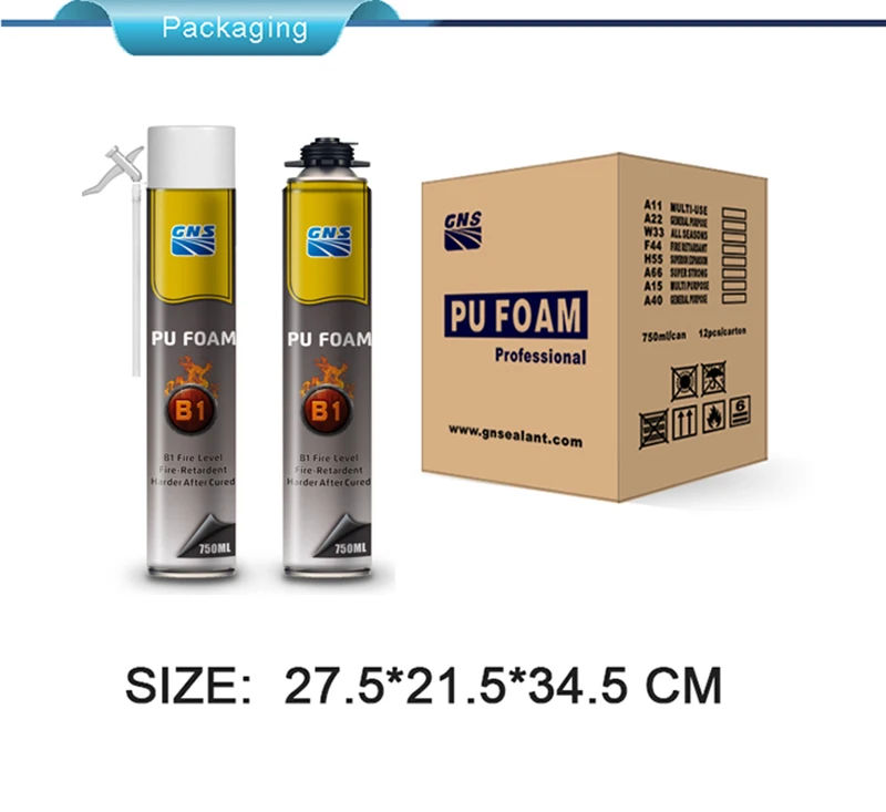 Gns B1 Fire Retardant Pu Foam 65l Liters - Buy B1 Fire Retardant Pu Foam,Fire Retardant Pu Foam ...