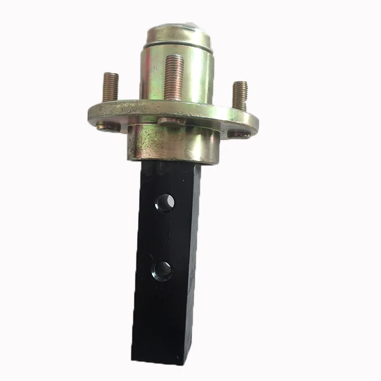 High Precision 4/5 Bolts Solid Square / Round Trailer Half Axle With ...