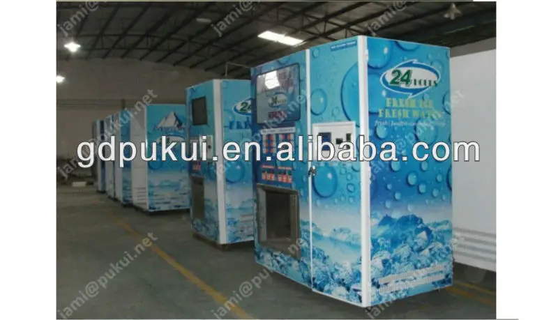 Combo Ice & Water Vending Machine/automatic Ice & Water Dispenser - Buy ...