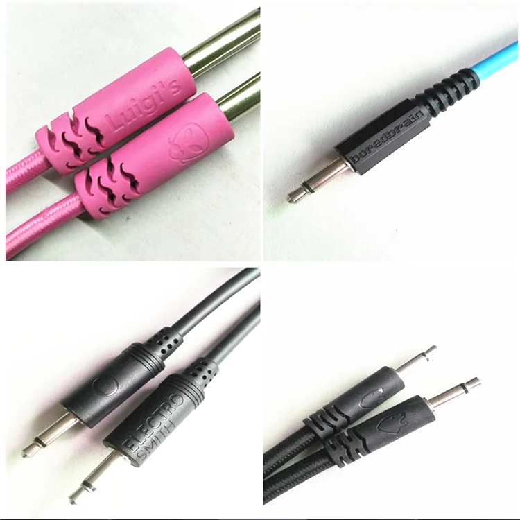 3.5mm Mono Best Quality Colorful Patch Mono 3.5mm Jack Aux /audio Cable ...