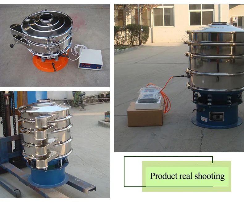 Electric Rotary Vibrating Sieve Sifter For Oil Sand Soil - Buy ...